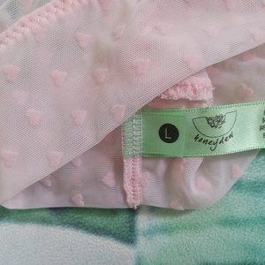 Czelsea Alexandra | Intimates & Sleepwear | Glitter Titties Heart Mesh ...